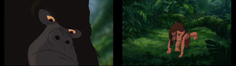 Colorful Animation Expressions: Tarzan - Kerchak: a shadowy figure (3/4)