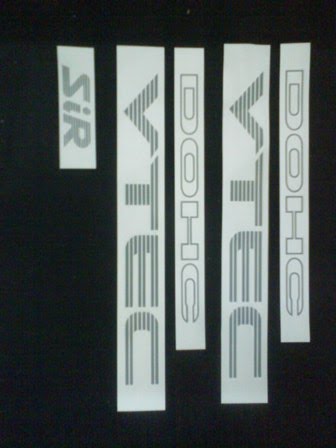 vtec_clan: DOHC VTEC - SiR Sticker Set (For EG/EH)