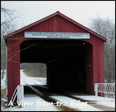 A View from the Edge: Sunday Bridges - Red Covered Bridge
