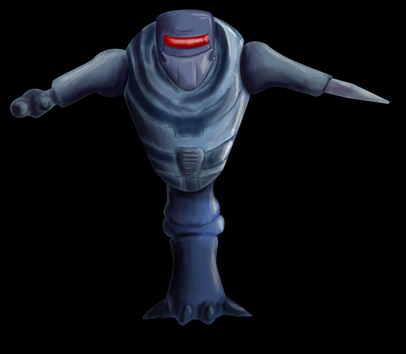 Matt Lowe's Concept Art: One Leg Robot