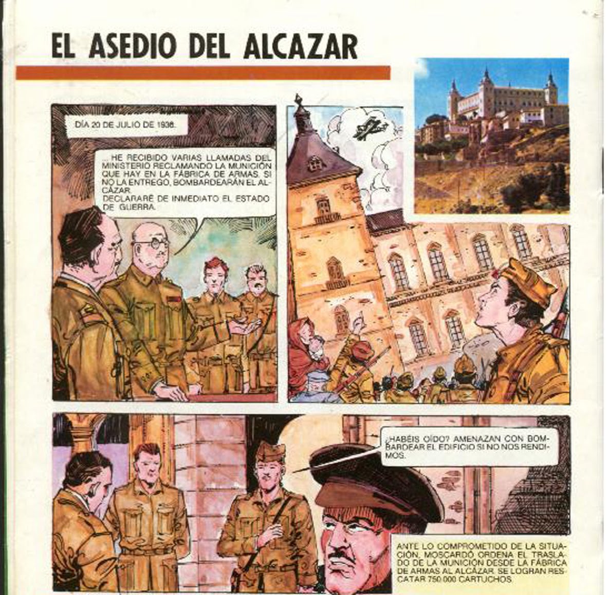 ¡El Alcázar no se rinde!: Cómic
