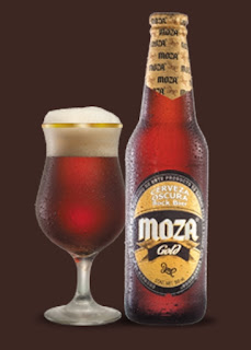 Cervezas de Guatemala: Moza Gold.
