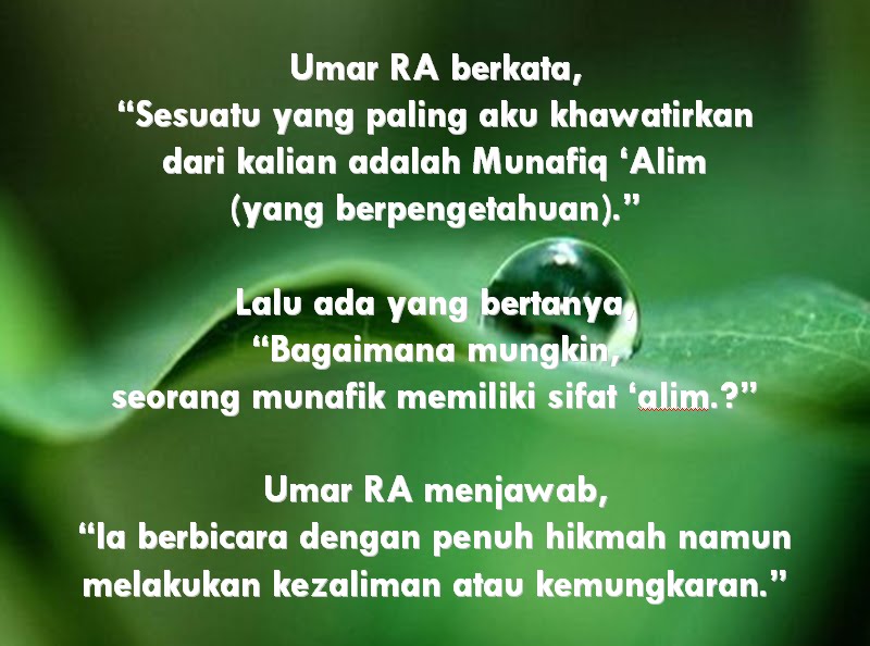 50 Tanda-tanda Orang Munafik Mengikut Al-Quran Dan As-Sunnah ~ Memburu ...