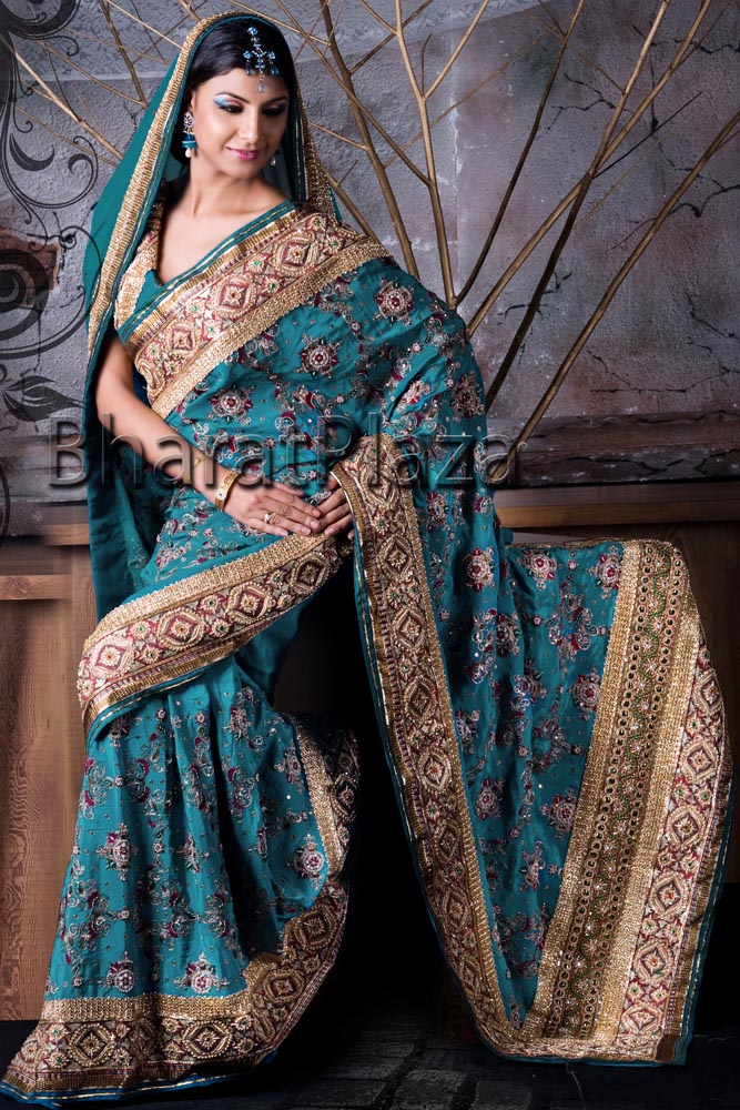 saree with duptta | Fashion