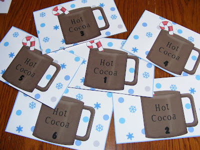 Ten kids and a Dog: Hot Chocolate and Marshmallows Counting Activity