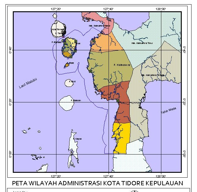 pulau kecilku: Peta Kota Tidore Kepulauan