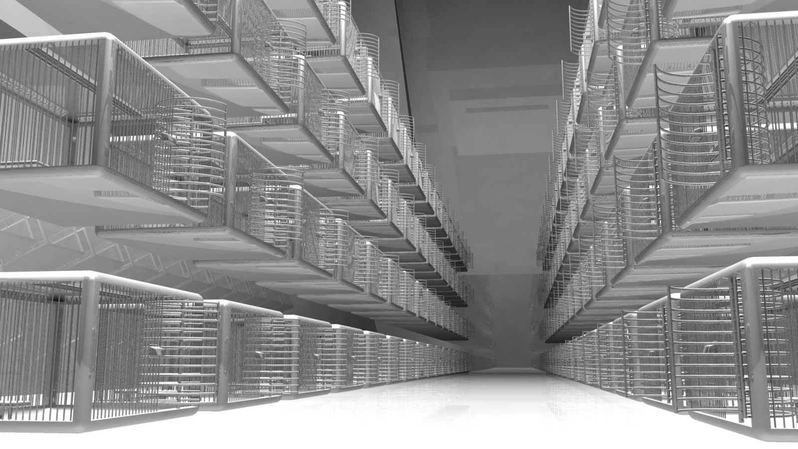 cerulean the movie: The prison cages on board the Graydread by Chenyi