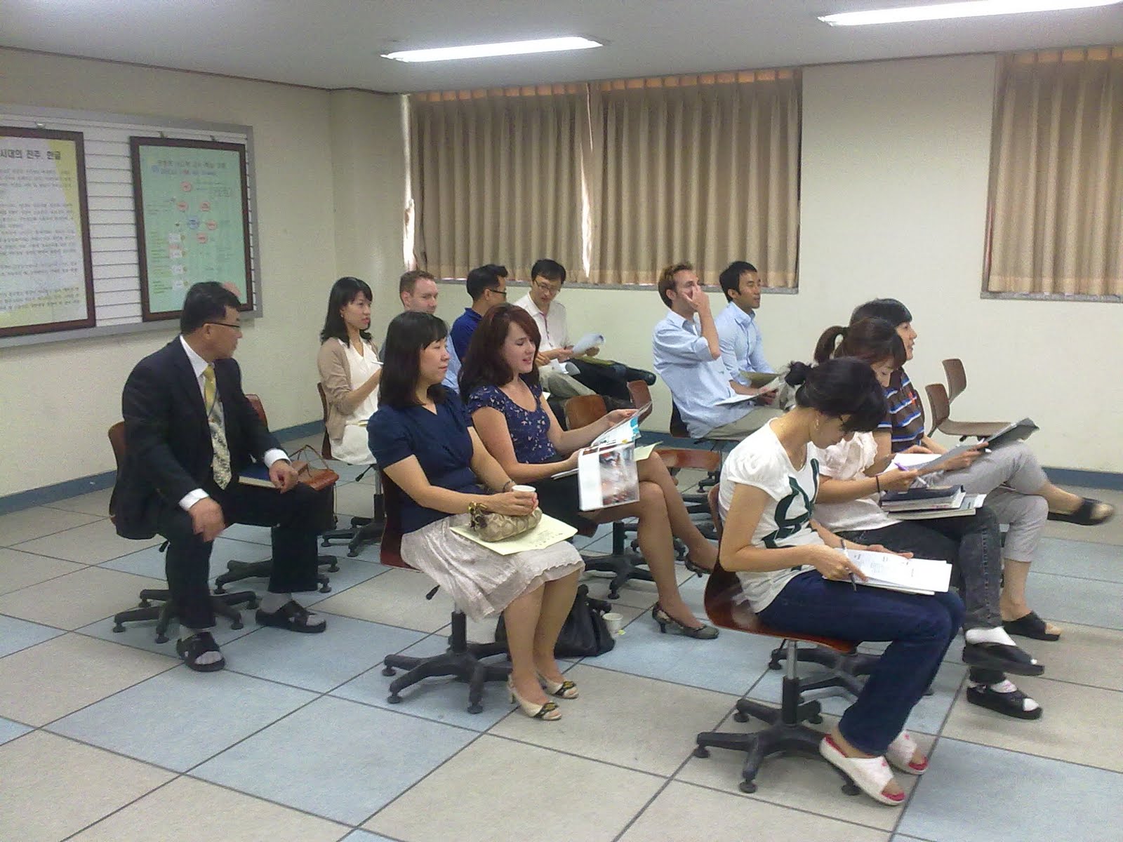 The Travelling Teacher: Korea - The first open class