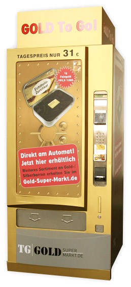 EBOOKS ONLINE: World’s First Gold Vending Machine