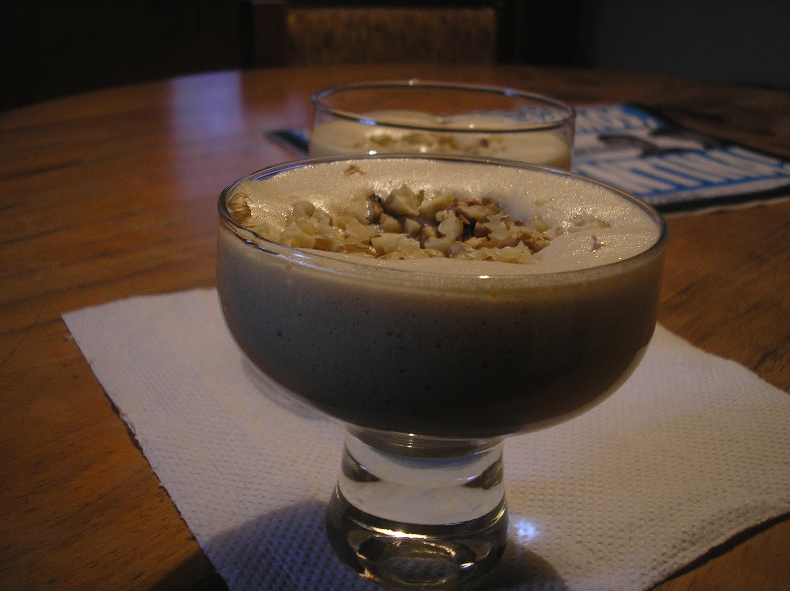 madreselva: sambayon con nueces