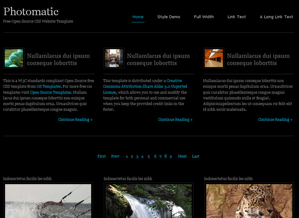 25 Awesome XHTML/CSS/ HTML5 Website Templates | Mow Design | Graphic ...