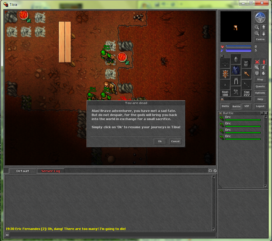 Rule of Six: MMORPG Review: Tibia