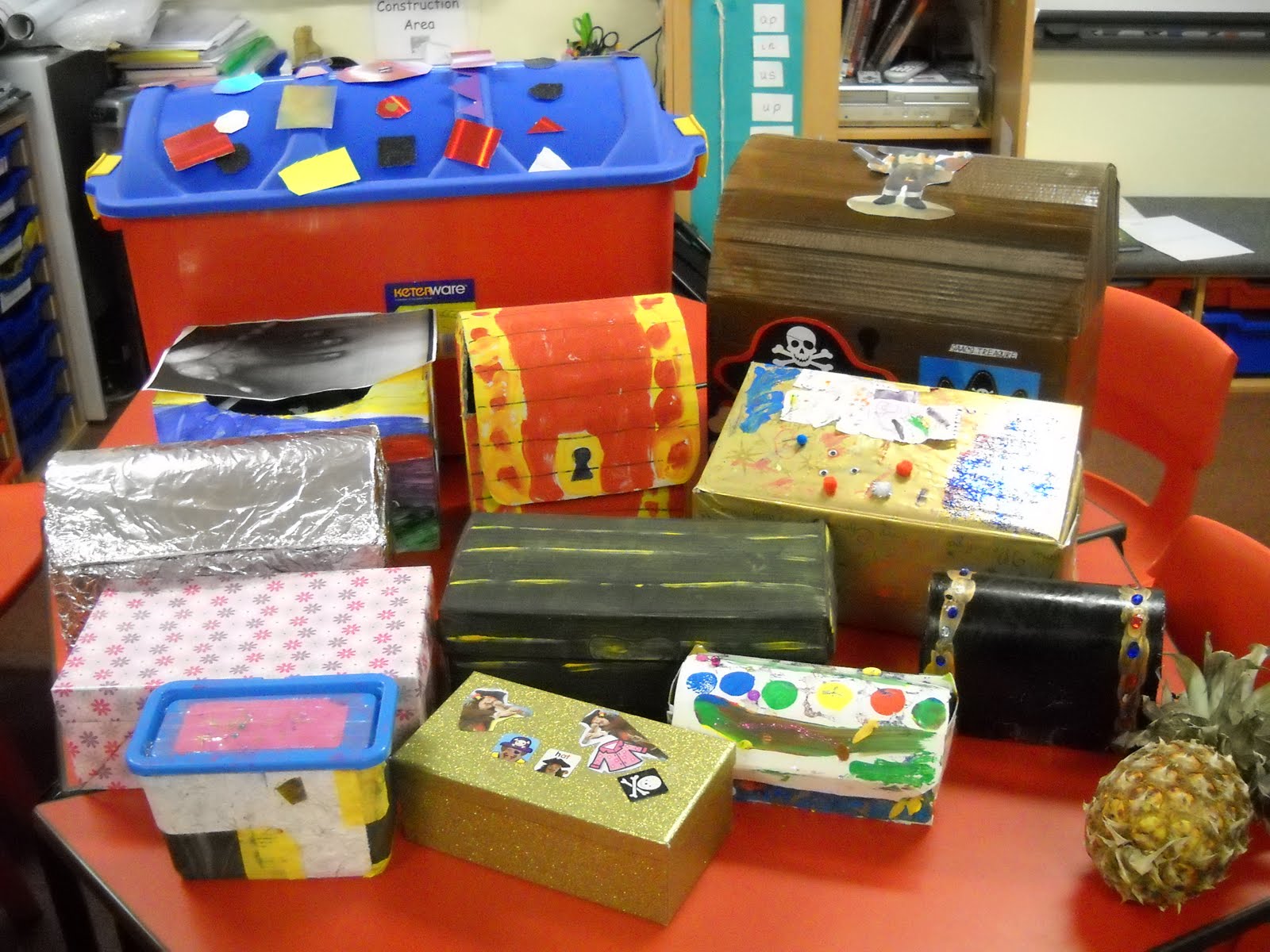 Charsfield Primary School Blog: Pirate Treasure Chests