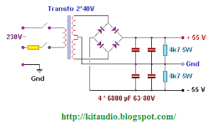 IRF9540 - IRF540 based 100 W 8 ohms MOSFET amplifier - Electronic ...