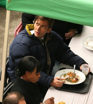 Scottish Actors: David Tennant on the set of 'Rex Is Not Your Lawyer'