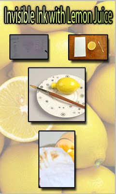 SUPER PARTY GAMES: Invisible Ink with Lemon Juice