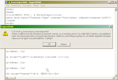 Kindle DX (DeluXe): PRC készítés házilag 9.rész - .prc7 - Karakterek és ...