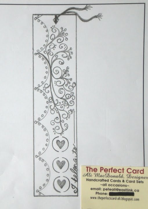 Cre8iveCindy: Sketch-a-thon Bookmark