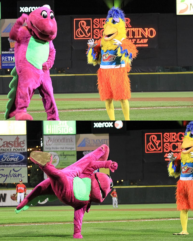 Dylan Heuer Productions: 8/28 - Barney versus the Famous Chicken