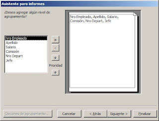 Experiencias: Hacer un Informe en Access con Asistente