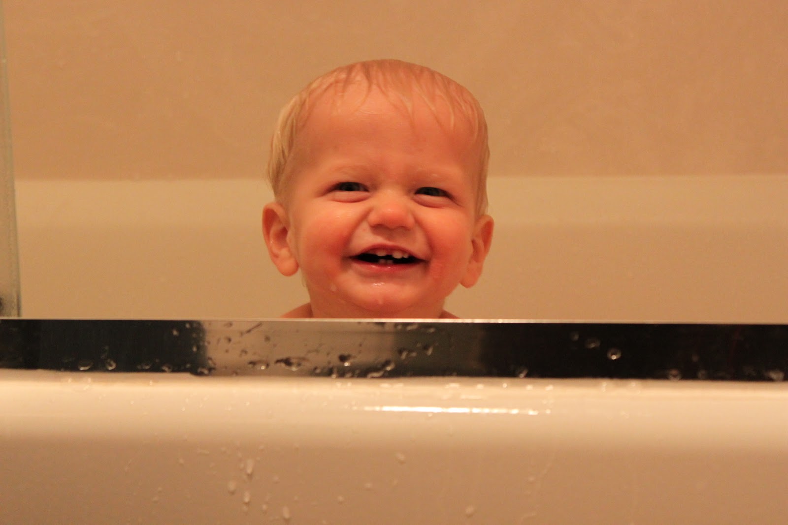 Baby Durso: Bath time fun