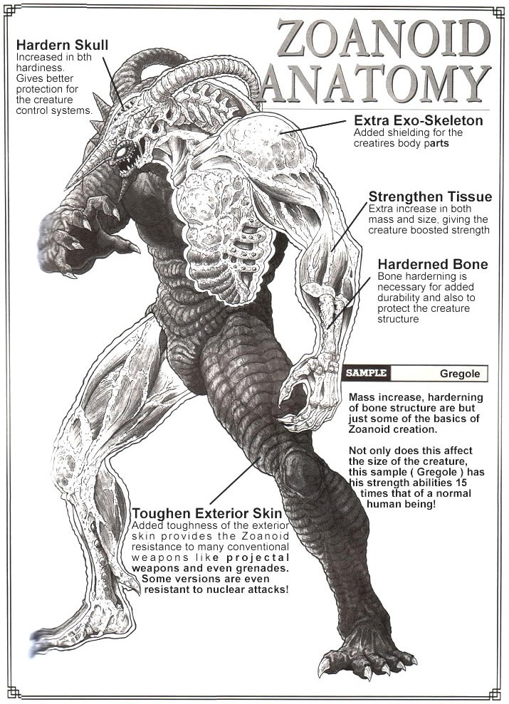 Universal Century EX: Zoinoid Data