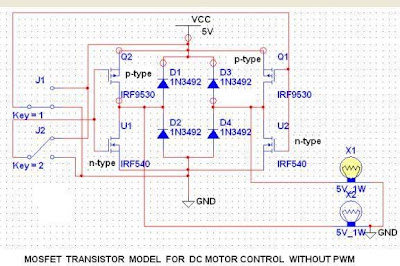 MOSFET BASED DC MOTOR DRIVER - Telecommunication and Electronics Projects