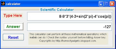 Scientific Calculator in Matlab GUI - Telecommunication and Electronics ...