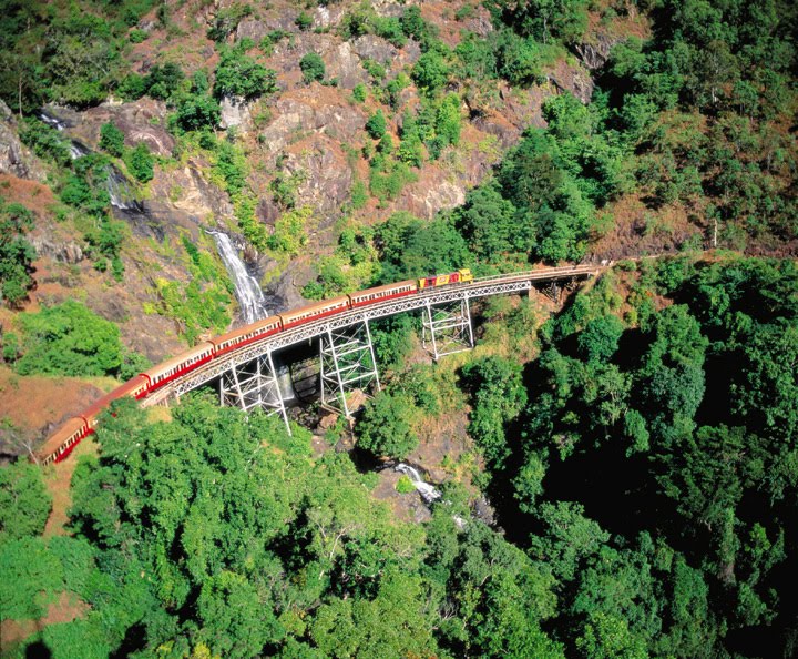 Hidden Travel Glances: Kuranda Scenic Railway Tour In Hilly Area