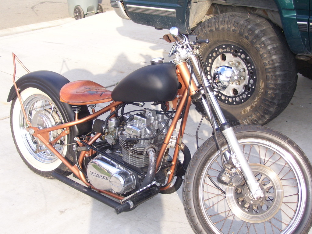 WEED HARDTAIL CHOPPERS/BOBBERS: Kawasaki hardtail