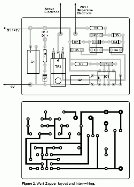 Wart Zapper Project | ELECTRICAL AND ELECTRONICS PROJECT COLLECTION