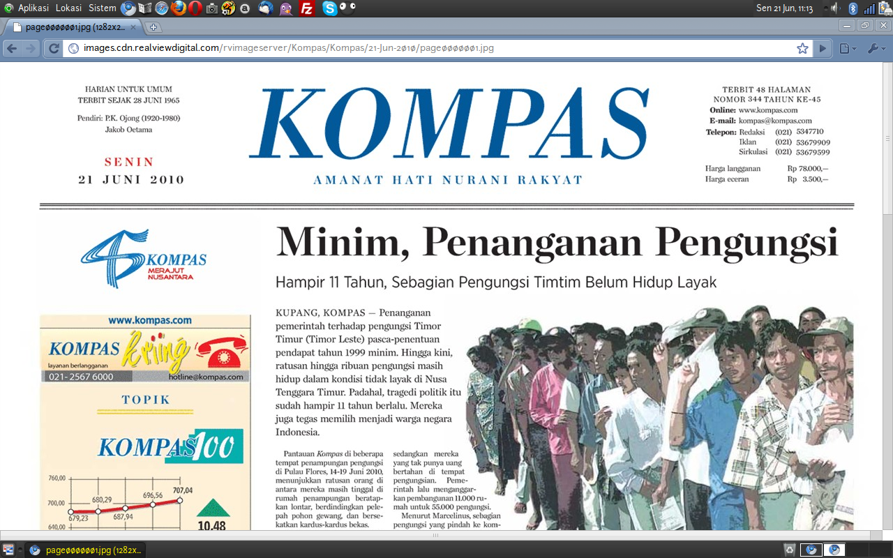 CatUt - Catetan Utian: Unduh Lagi KOMPAS ePaper dengan Skrip BASH