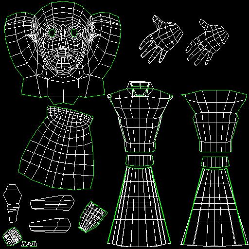 A Safe Place: Character Unwrap and Texturing