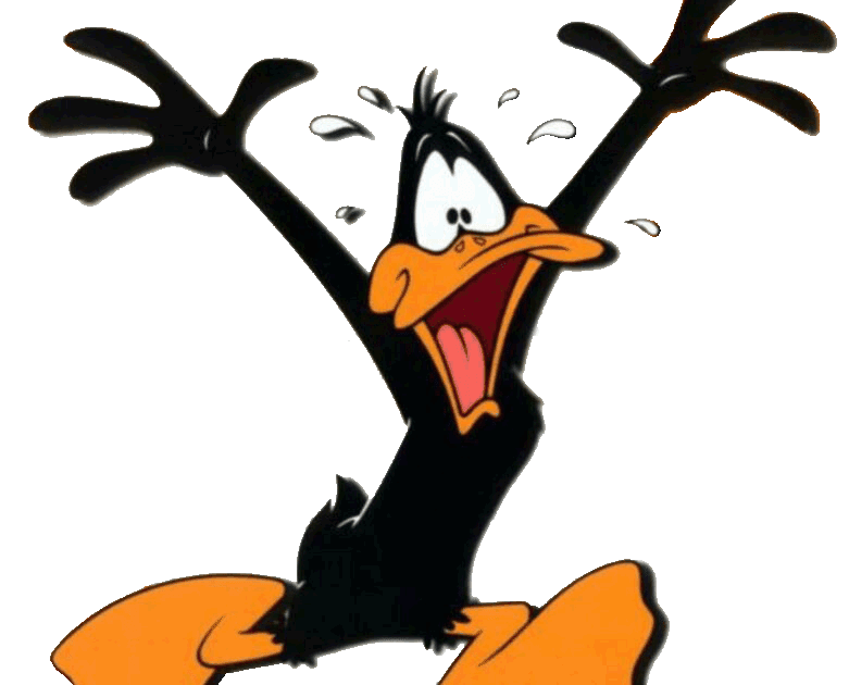 Colores y crayones: El Pato Lucas