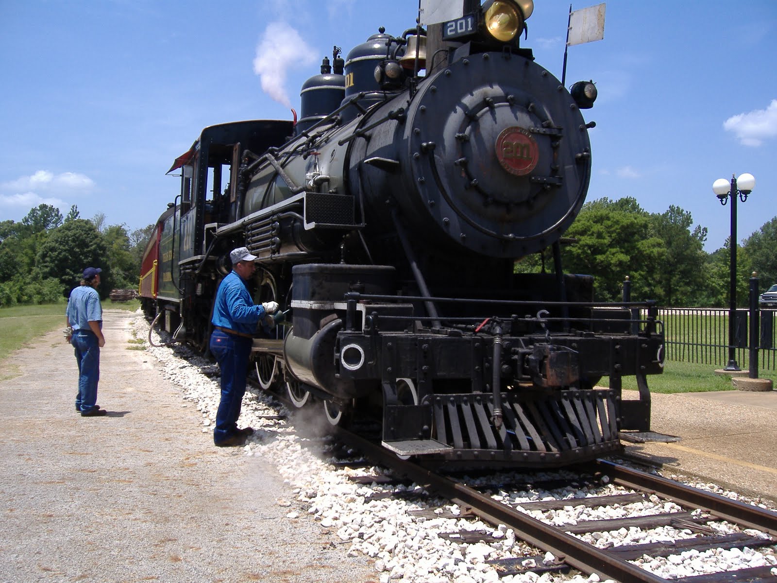 An Ex Rocket Man's Take On It: Riding the Steam Train in the Locomotive