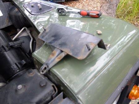 Land Rover 200 Tdi Defender owner: Replacing the Heater Matrix on the ...