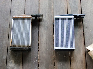 Land Rover 200 Tdi Defender owner: Replacing the Heater Matrix on the ...