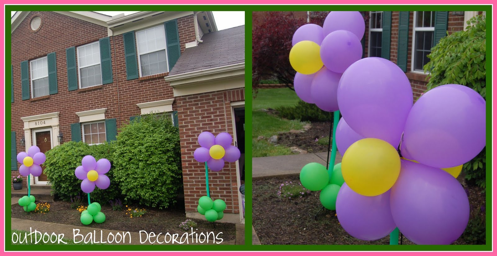 Flower Balloon Decorations | Party Favors Ideas