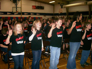 Mr. Brewer's Blog: 5th Grade DARE Graduation