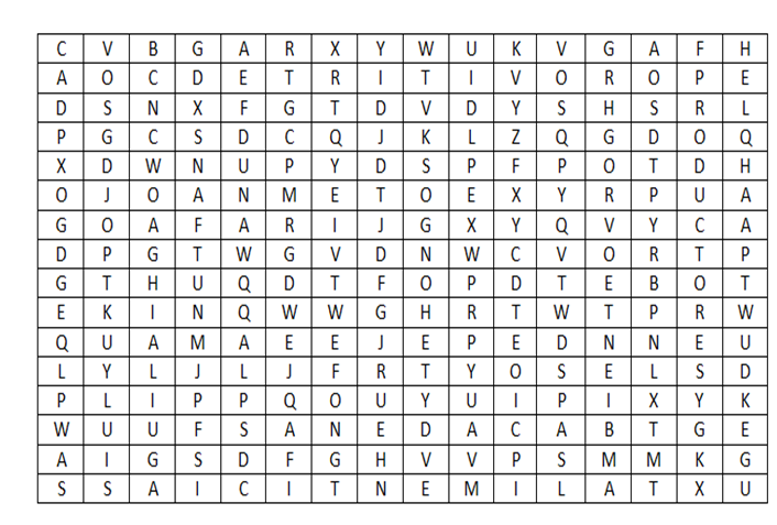 LA CADENA ALIMENTICIA: SOPA DE LETRAS CADENA ALIMENTICIA