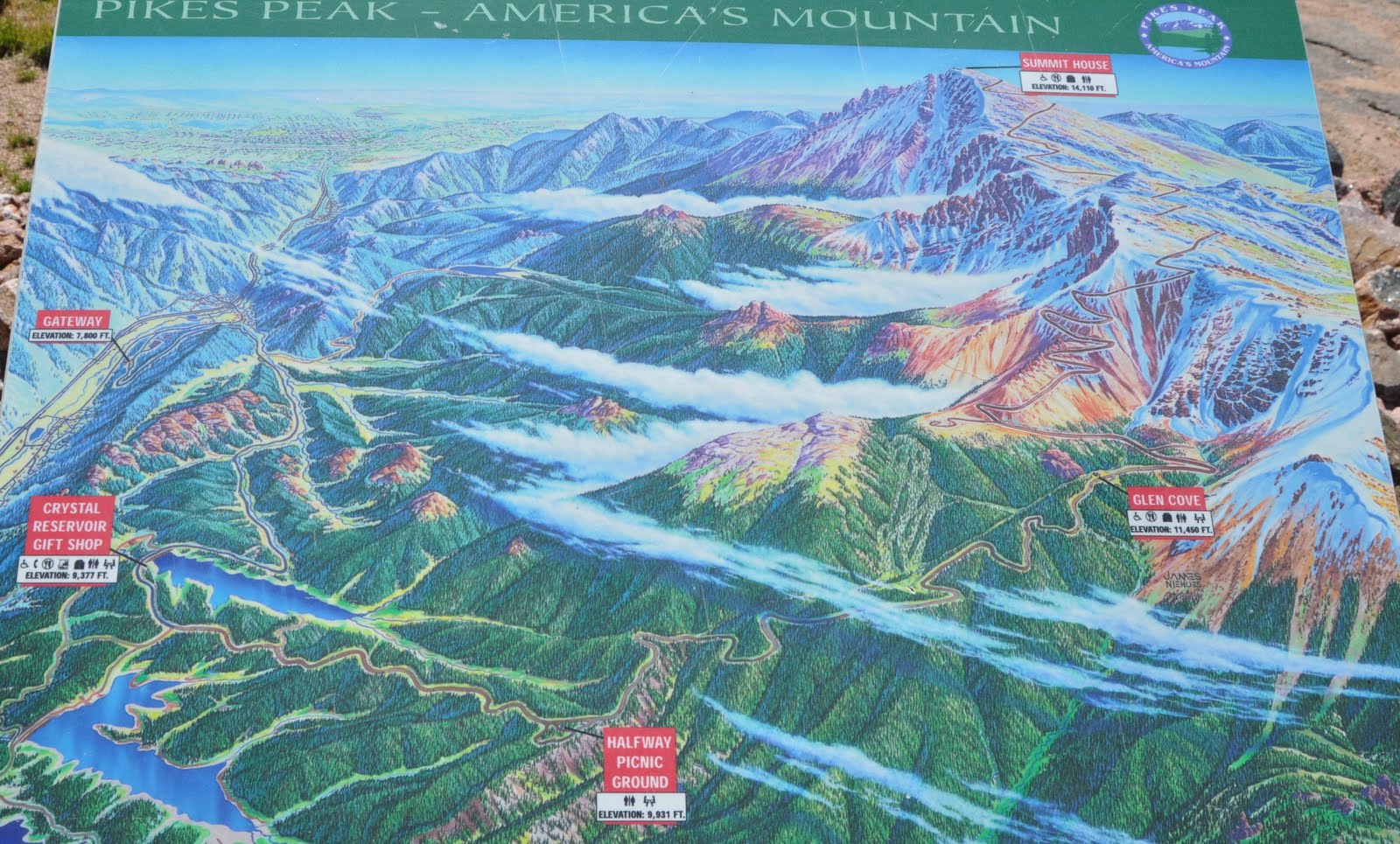 Griffin RVing: Driving Pikes Peak 14,110 feet