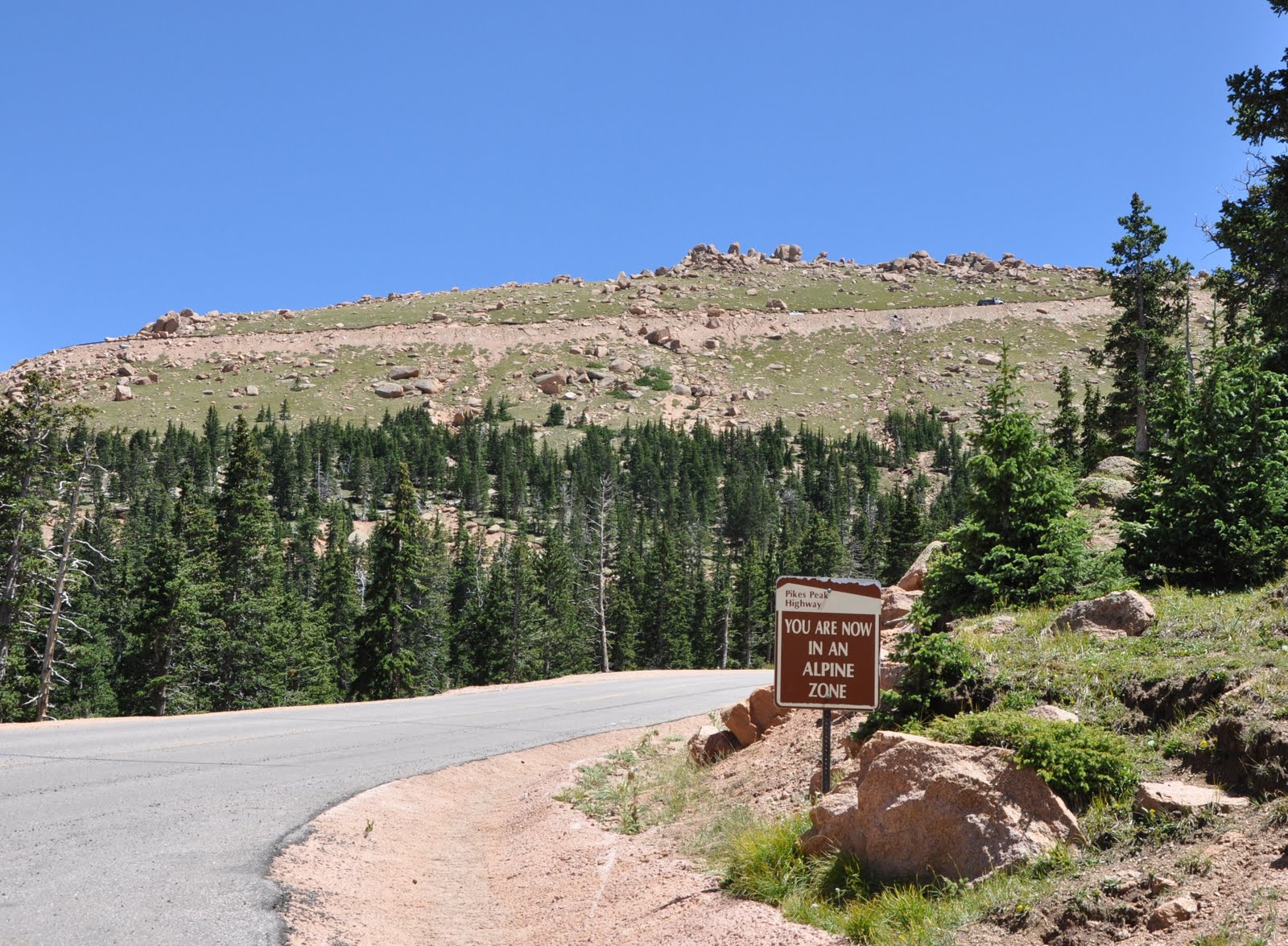 Griffin RVing: Driving Pikes Peak 14,110 feet