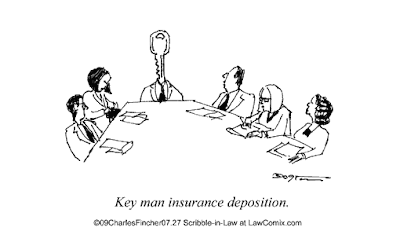 LawComix Blog Lawyer Cartoons by Charles Fincher, Esq.: Key Man ...