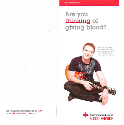 GRP 226 Advertising Design: Red Cross Blood Service Poster