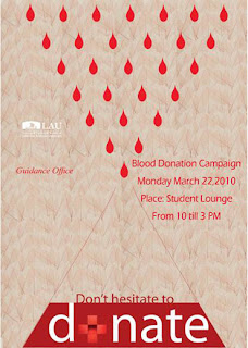 GRP 226 Advertising Design: Red Cross Blood Service Poster