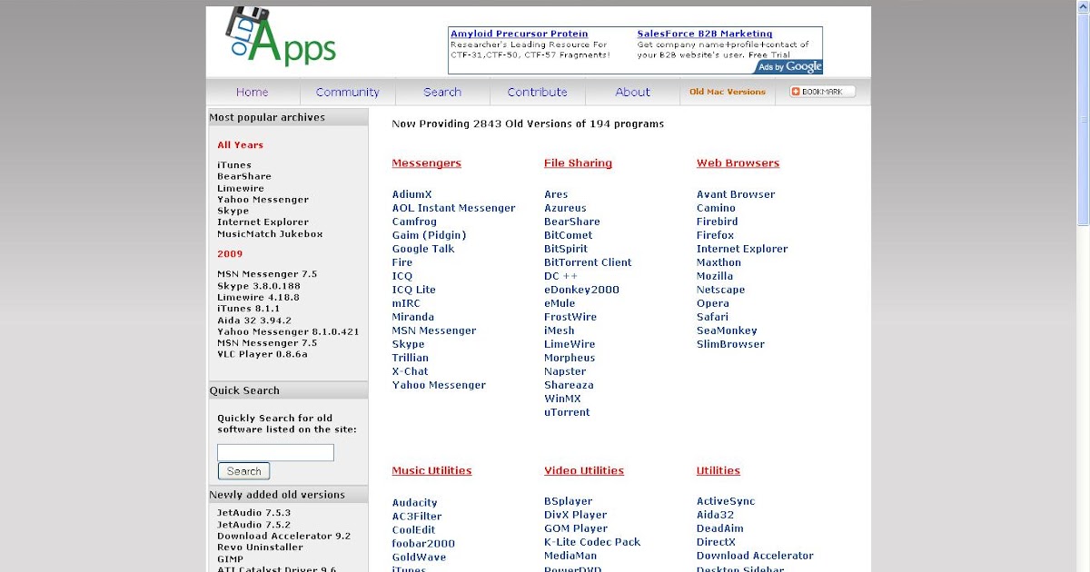 10 Websites To Download Older Versions Of Software