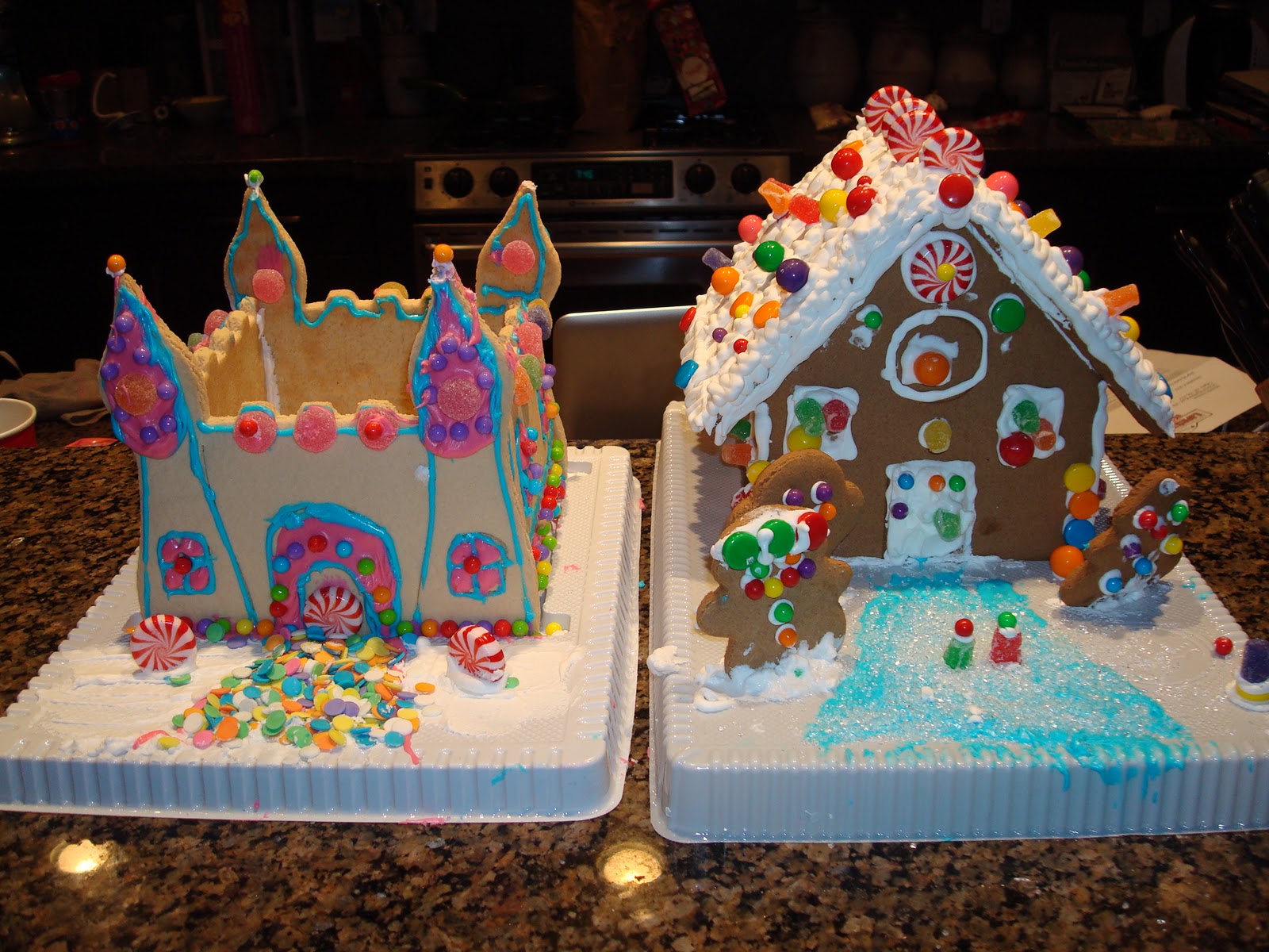 Simply Happy Mama: Gingerbread House and Princess Castle...