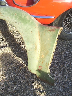 MGA Restoration: Rear Fenders