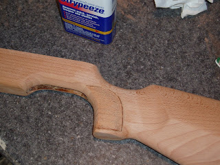 Another Airgun Blog: Failure/Redemption Staining the Haenel 303-Super