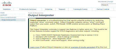 integrared Herramientas de Administacion de Redes: Como usar Output ...